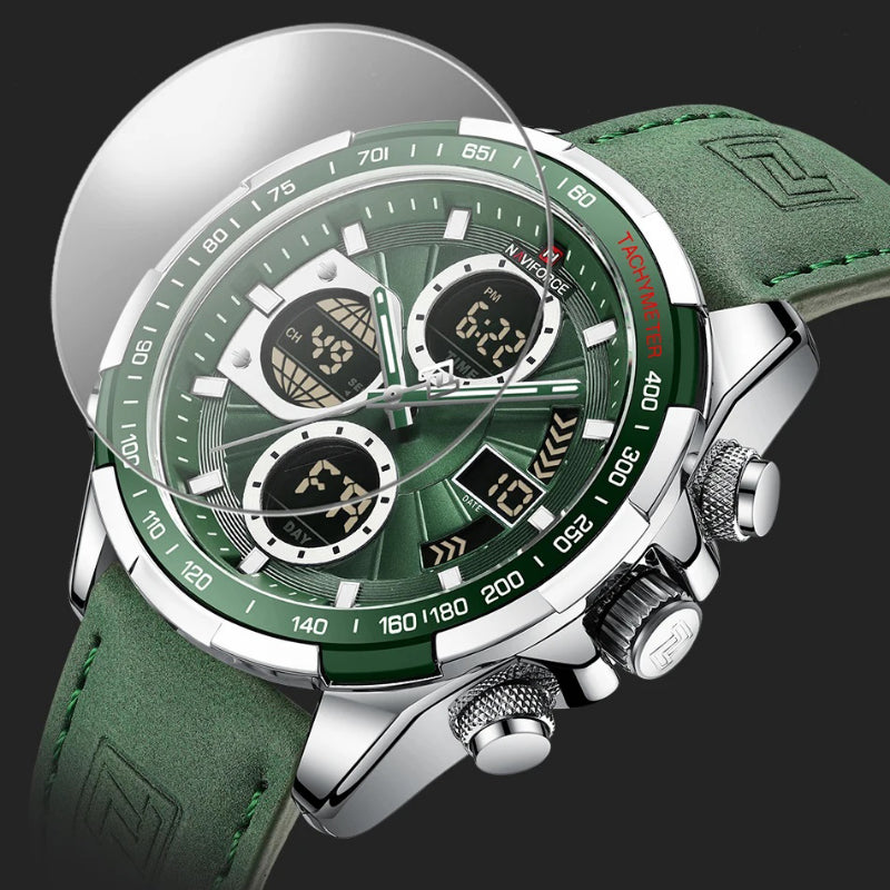 Modern Luxury Dual Display Chronograph Quartz Watch for Men – Inspire Watch