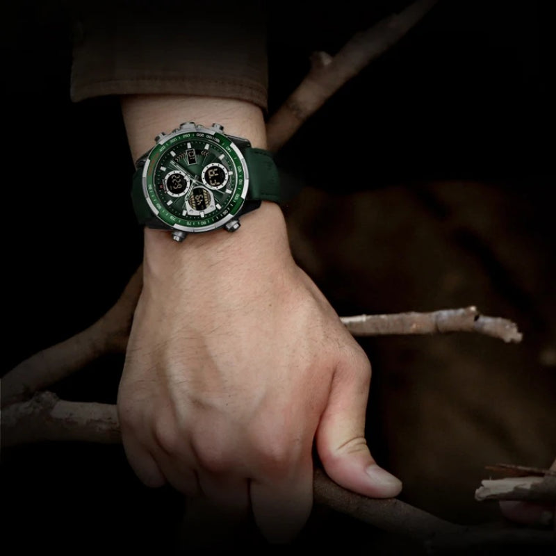 Modern Luxury Dual Display Chronograph Quartz Watch for Men – Inspire Watch