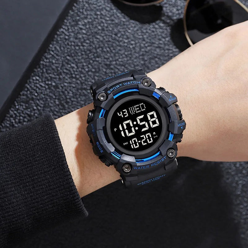 Large Case Outdoor Fashion Sport Digital Watch for Men – Inspire Watch