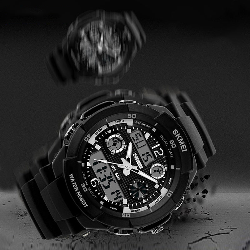 Multi-function Digital Dual Display Chronograph Watches – Inspire Watch