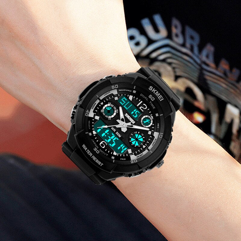 Multi-function Digital Dual Display Chronograph Watches – Inspire Watch