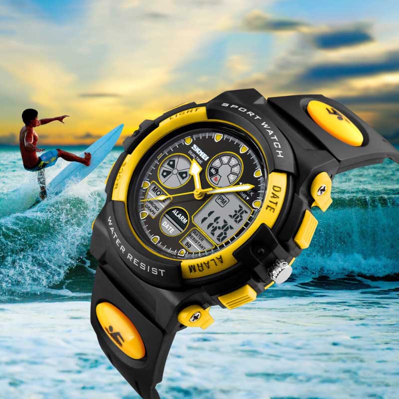Hybrid Dial Display Sports Watches for Kids – Inspire Watch