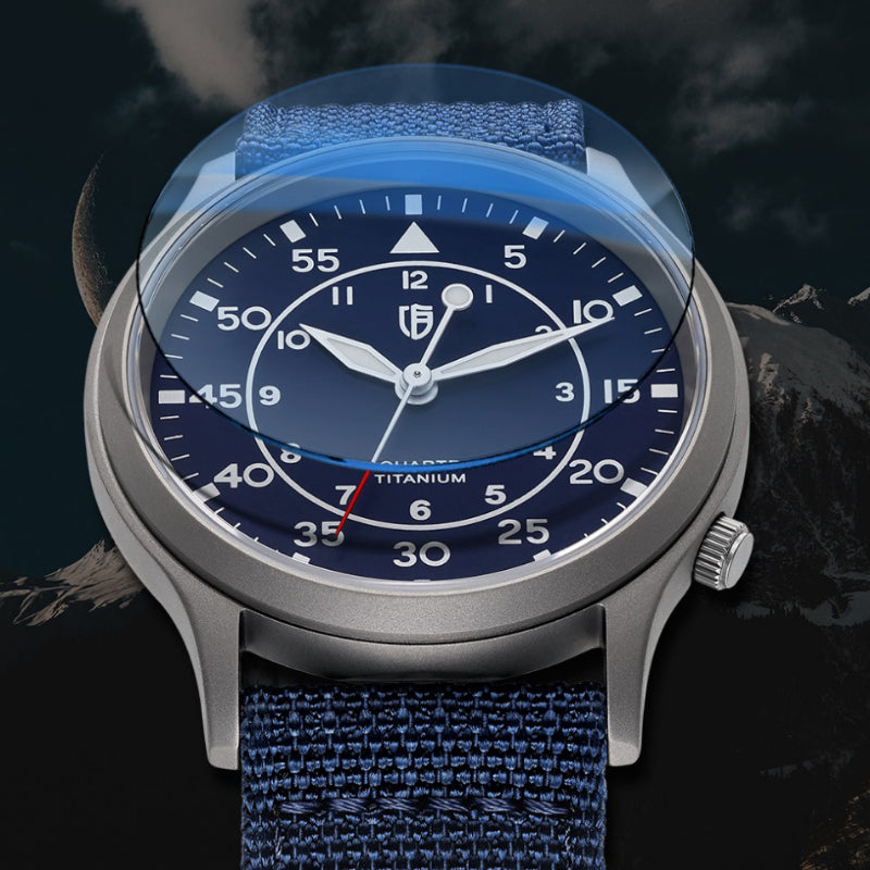 Thin and Lite Sophisticated Luminous Titanium Watch – Inspire Watch