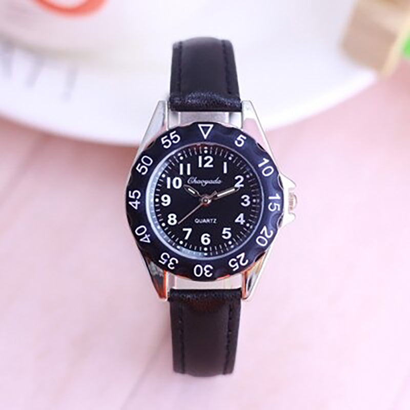 Fun Bright-Colored Vegan Leather Strap Quartz Watches for Kids ...