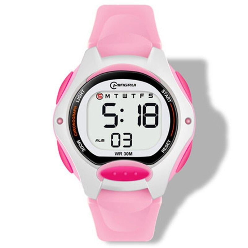 Luminous Kid's Digital Watch with Soft Rubber Strap – Inspire Watch