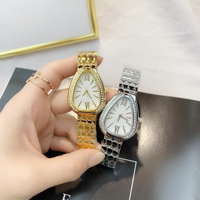 Light and Luxurious Snake Head Shape Dial Quartz Watches – Inspire Watch