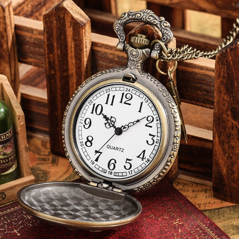 Vintage Style Veteran Fighters Display Quartz Pocket Watches – Inspire ...