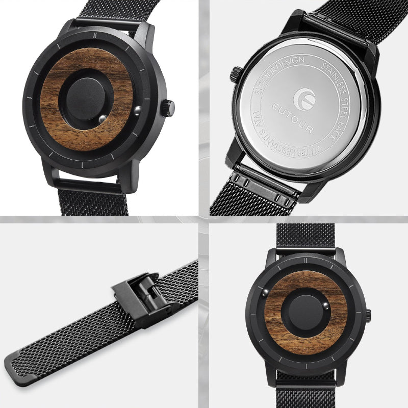 Creative Magnetic Wooden Dial Sports Quartz Watches – Inspire Watch
