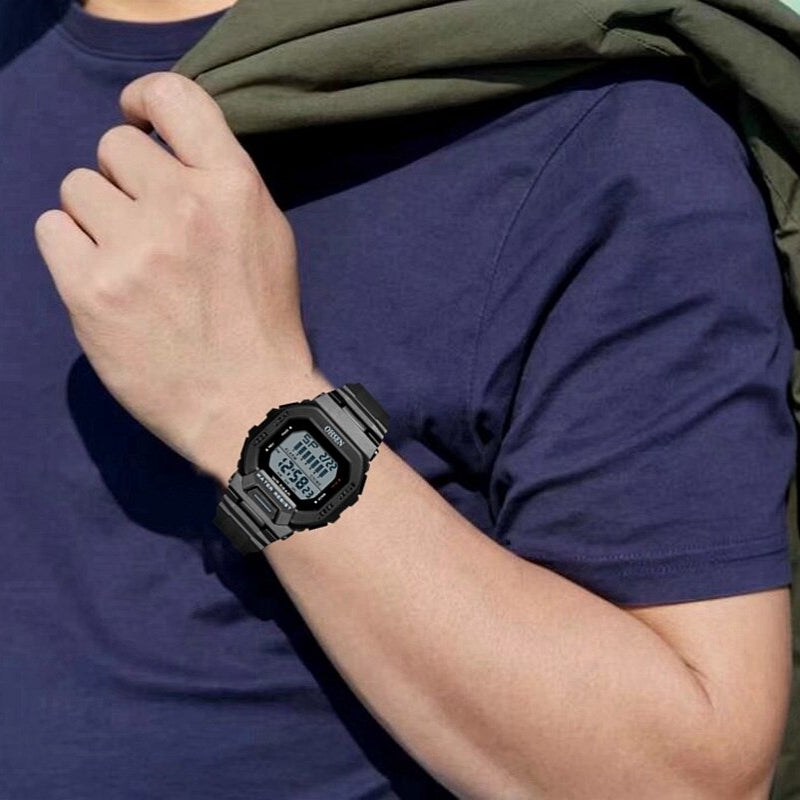 Aesthetic Digital Wristwatch for Men – Inspire Watch