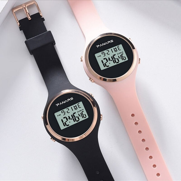 Delicate Digital LED Display Wristwatches for Women – Inspire Watch