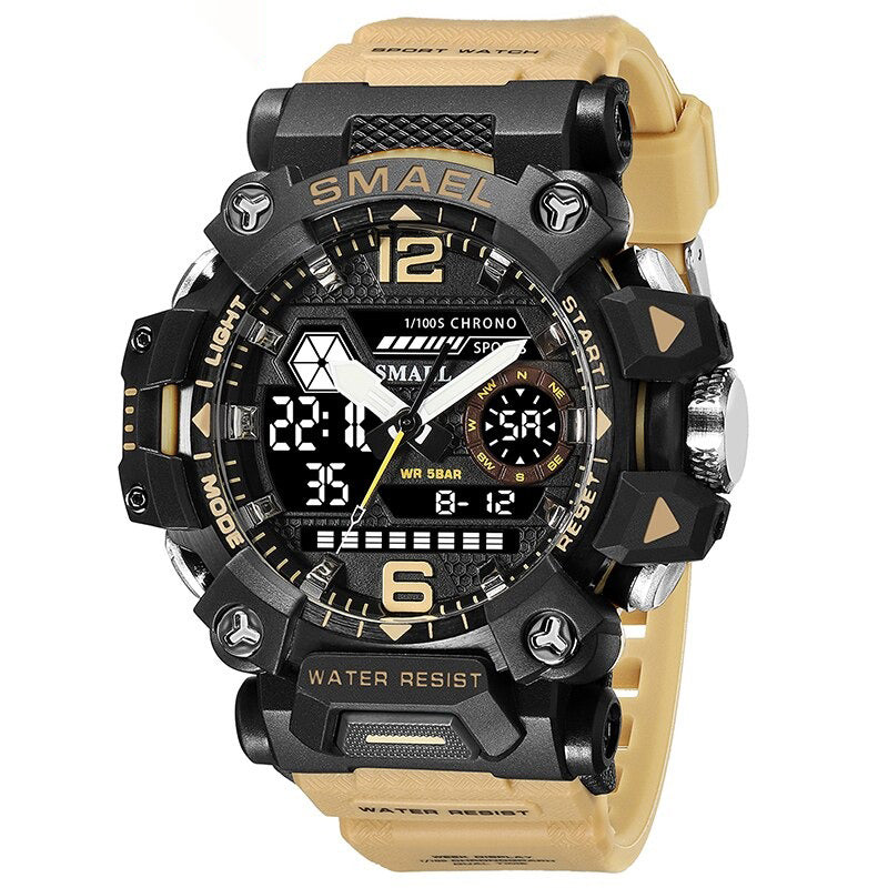 Cool Trend Dual Display Military Outdoor Sports Chronograph Men's Watc ...