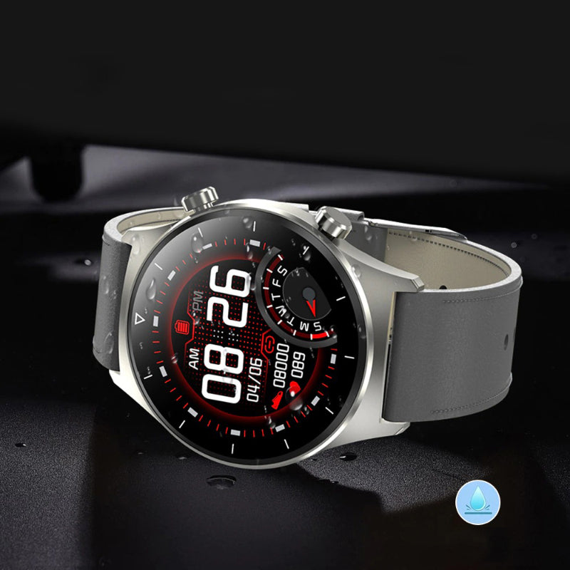 Waterproof Full Touch Round Screen Fitness Sports Track Smartwatches ...