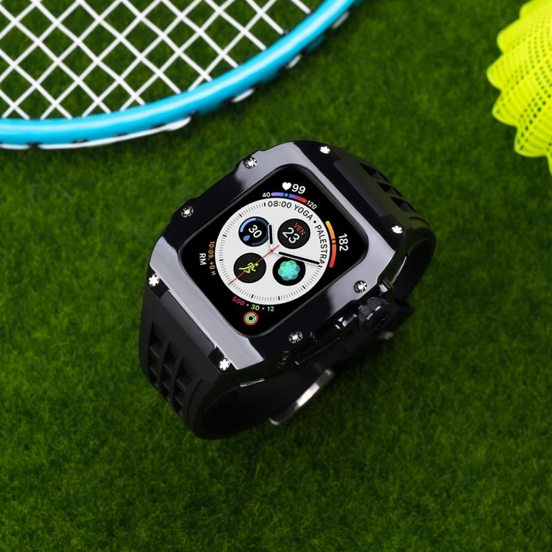 Sporty Solid Colored Modification Kit for Apple Watches – Inspire Watch