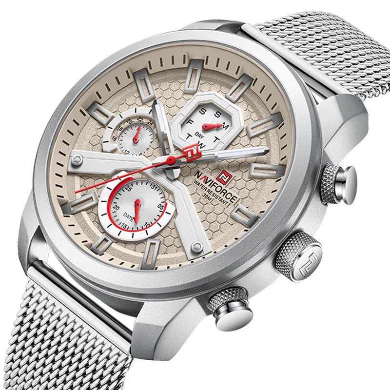 Tough Men's Luminous Stainless Steel Quartz Watches – Inspire Watch