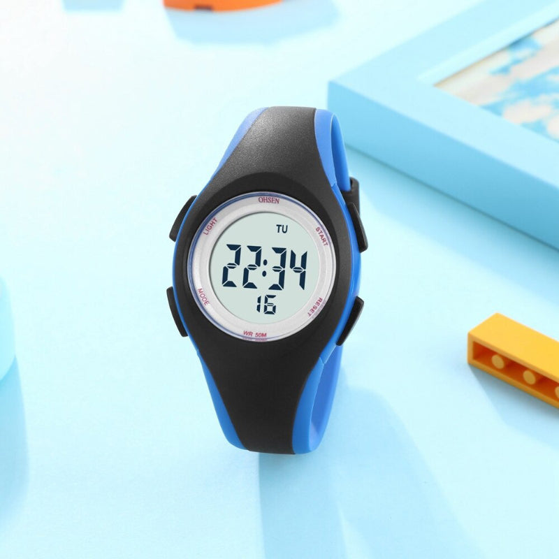 Bright Colored Waterproof Digital Sports Wristwatch For Kids – Inspire ...