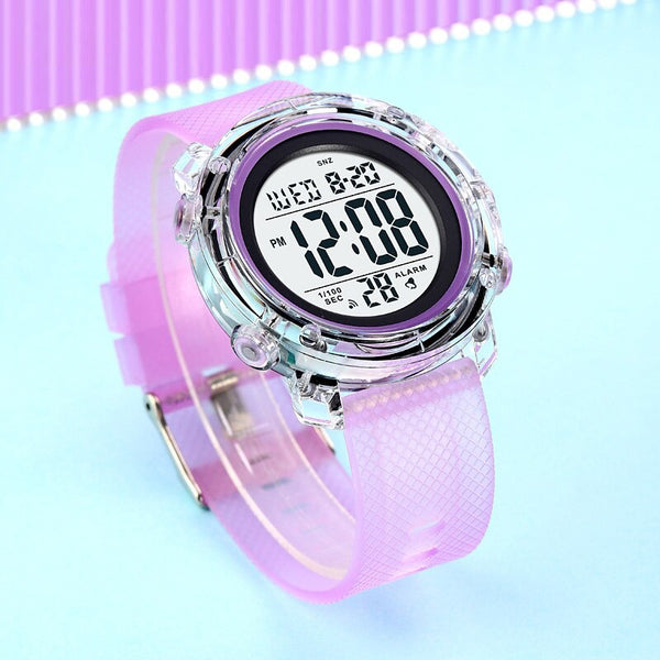 Simple and Minimalist LED Light Digital Display Unisex Watches ...