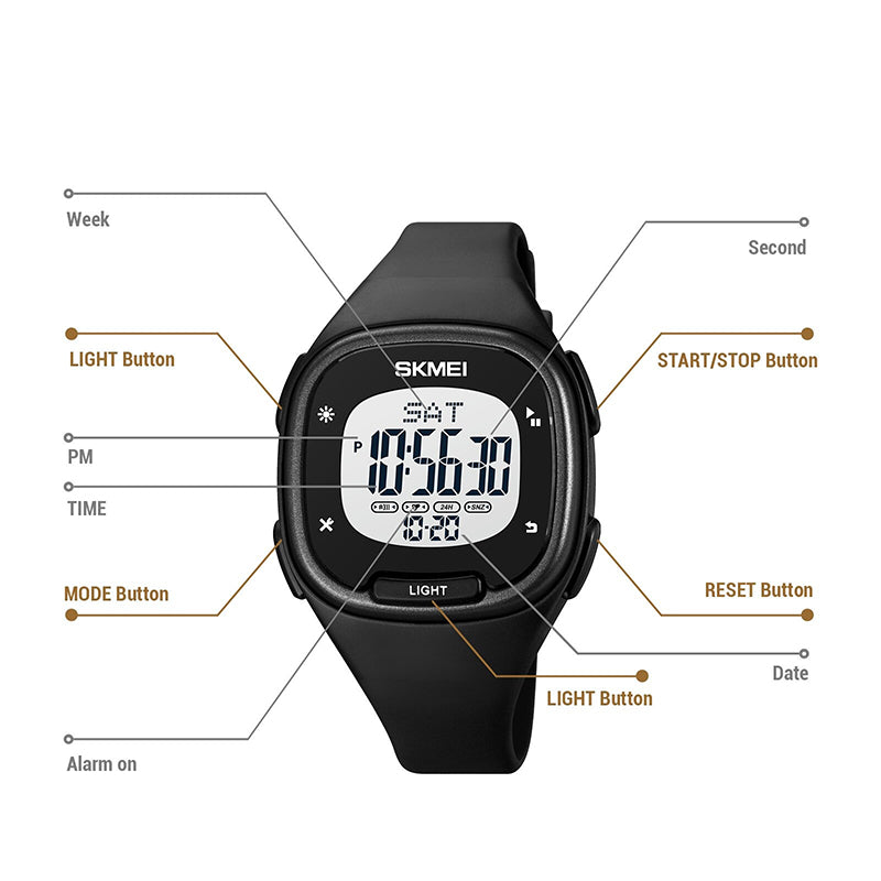 Lightweight Multi-functional Digital Display Sports Watches – Inspire Watch