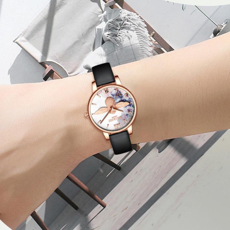 Beautiful Floral and Bee Dial Quartz Watch – Inspire Watch