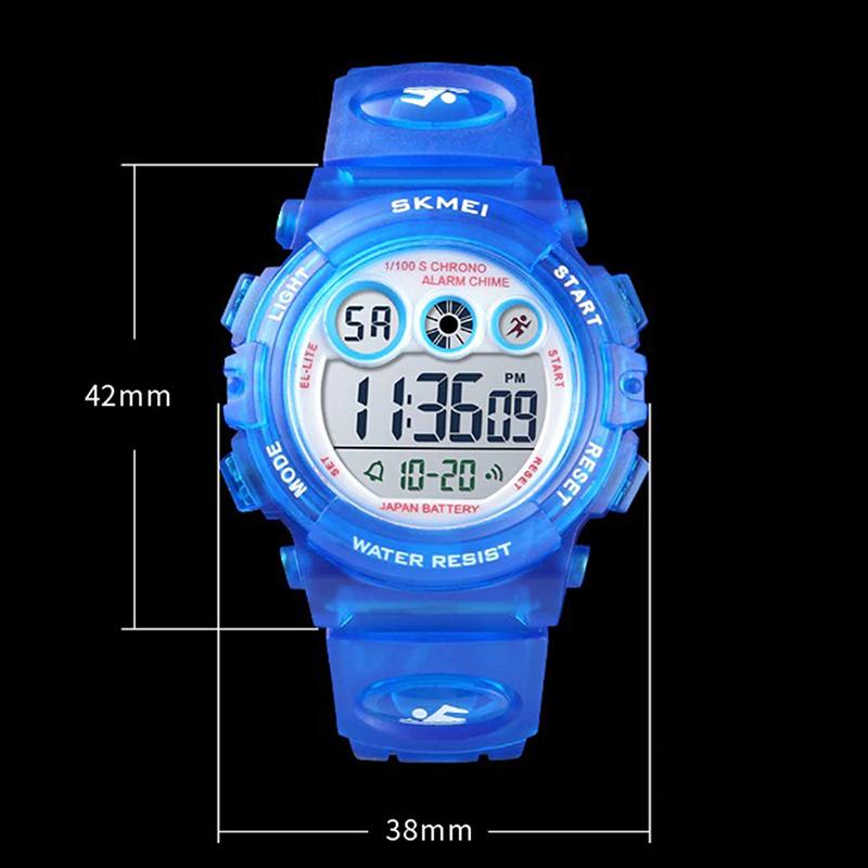 Colorful Digital Display Watch with LED Backlight For Kids – Inspire Watch