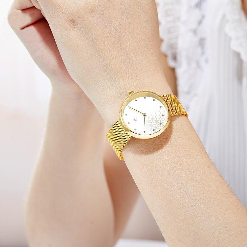 Dazzling Honeycomb Dial Quartz Watch – Inspire Watch