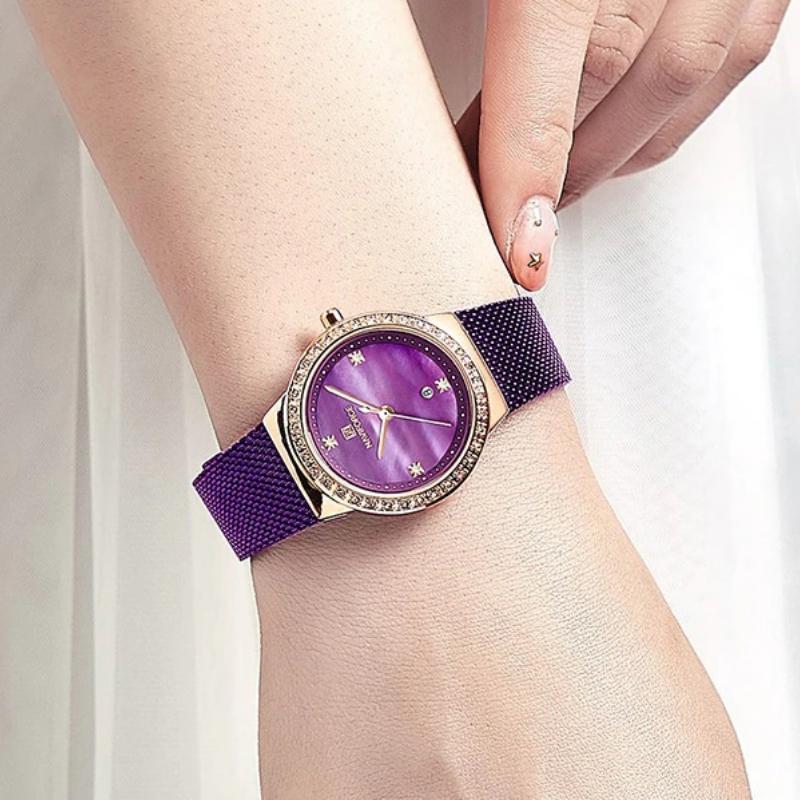 Minimalist Stainless Steel Mesh Strap Quartz Watch – Inspire Watch