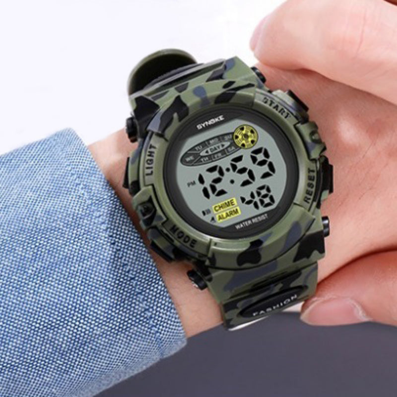 Military Kid's Colorful Digital Camouflage Watches – Inspire Watch