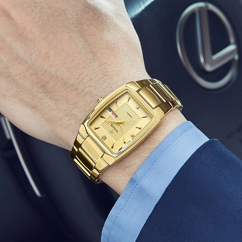 Classic Style Ultra-thin Stainless Steel Band Quartz Watches – Inspire ...